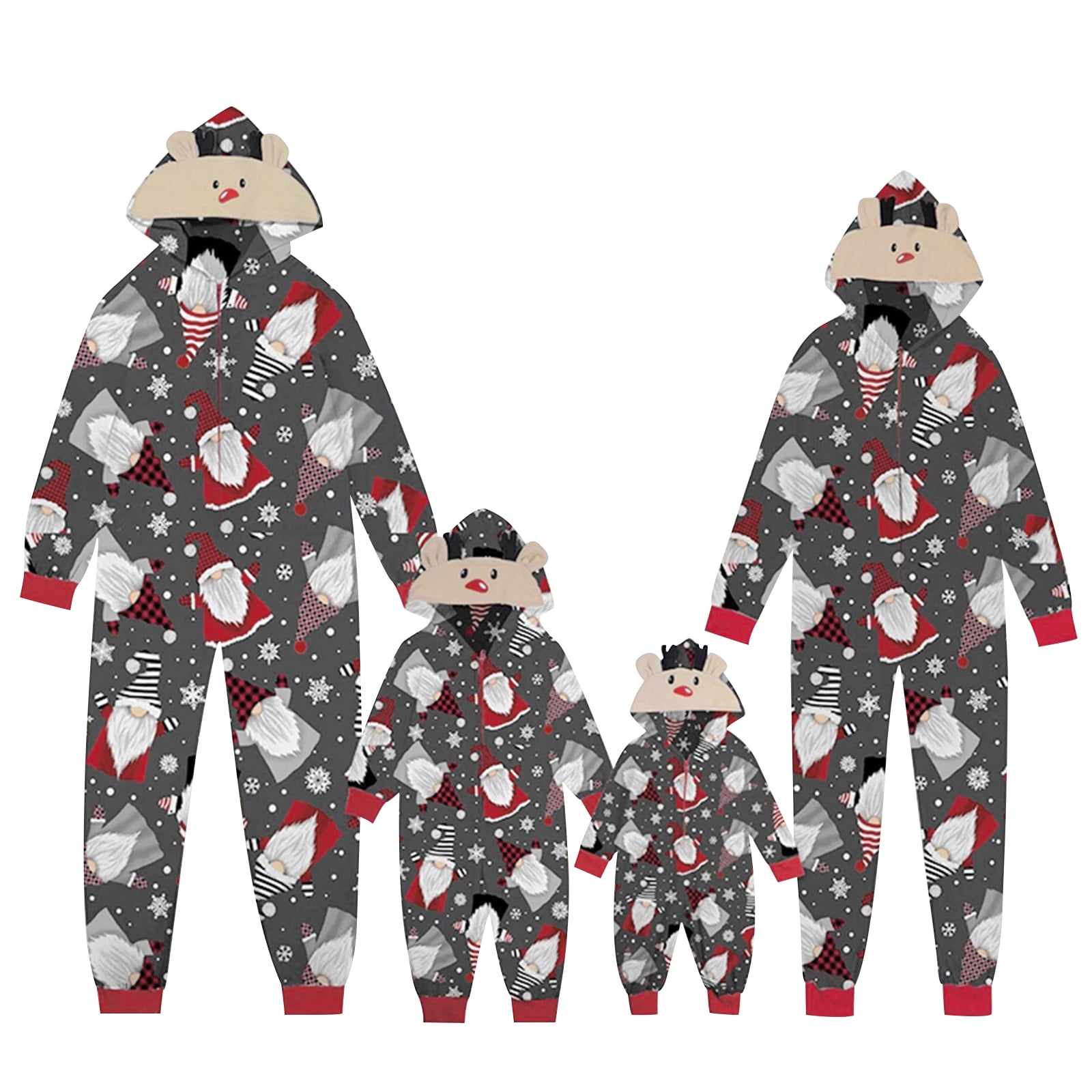 Nituyy Matching Family Christmas Pajamas Holiday Sleepwear Set Long ...