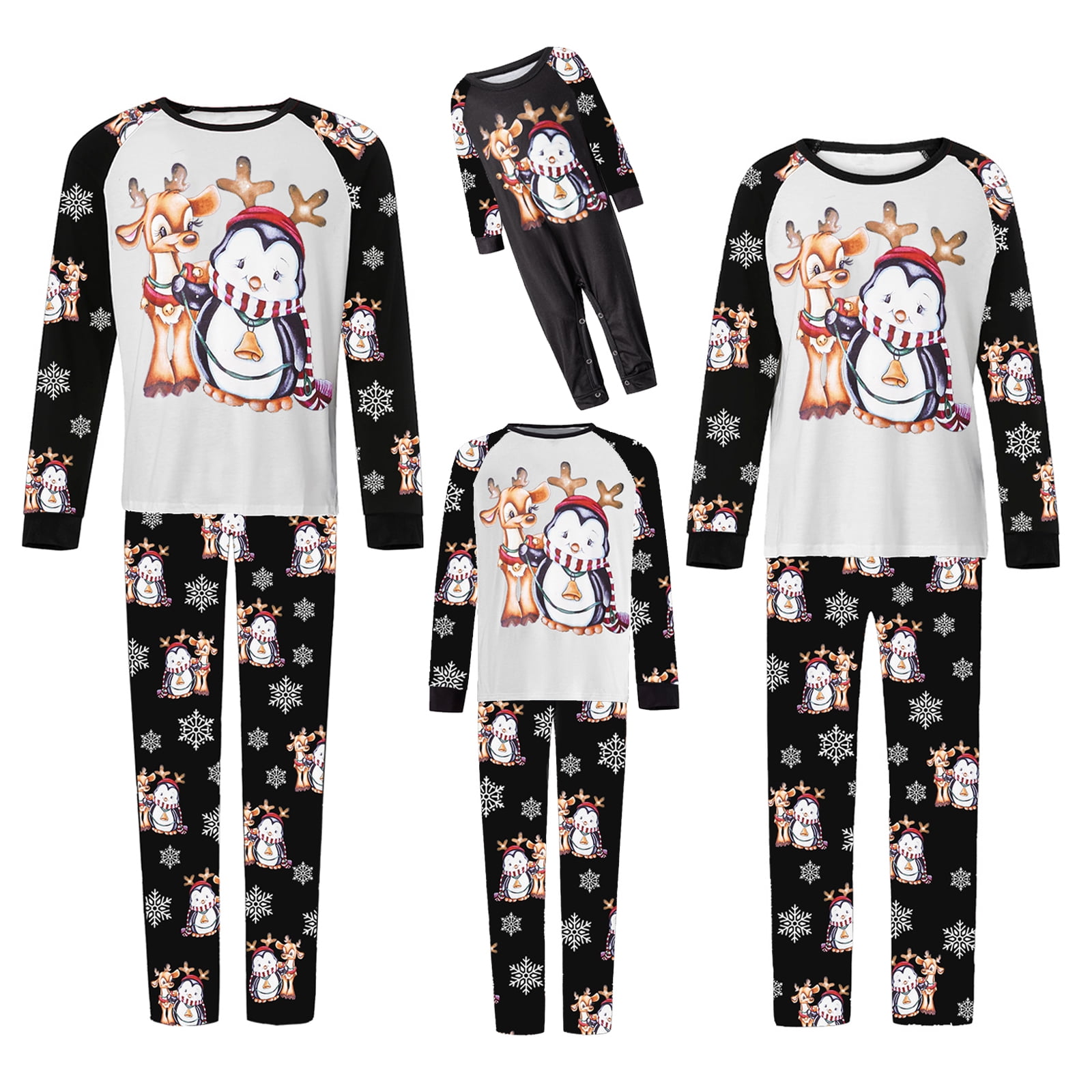 Nituyy Matching Family Christmas Pajamas Sets Holiday PJ's with ELF ...