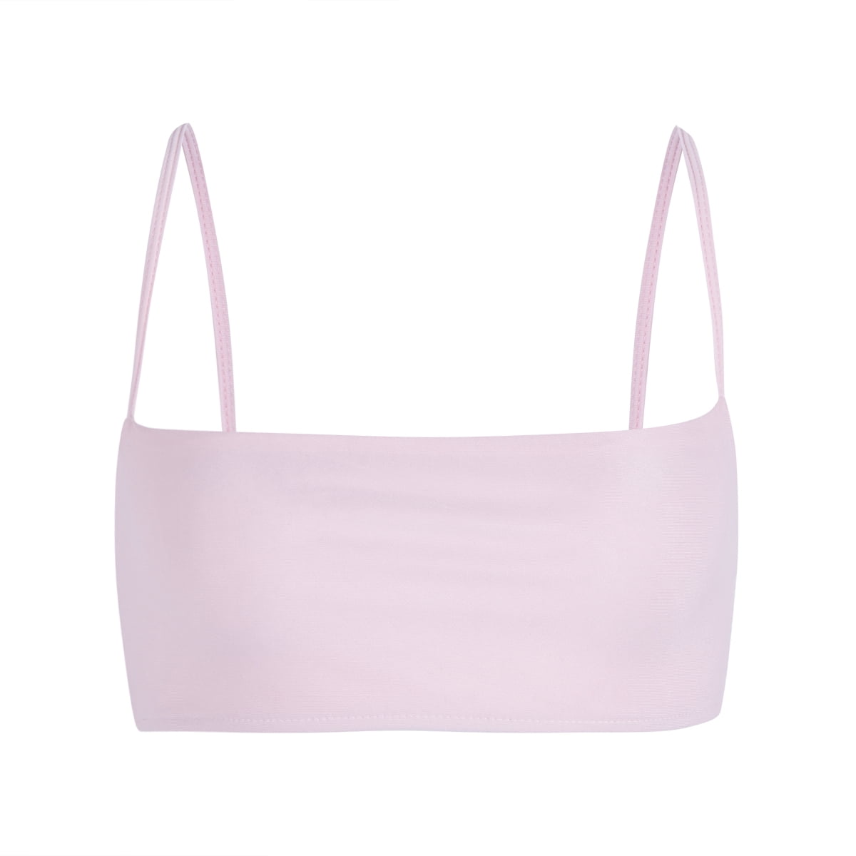 Nituyy Unpadded Bikini Top Solid Color Swimwear Women Bathing Suit ...