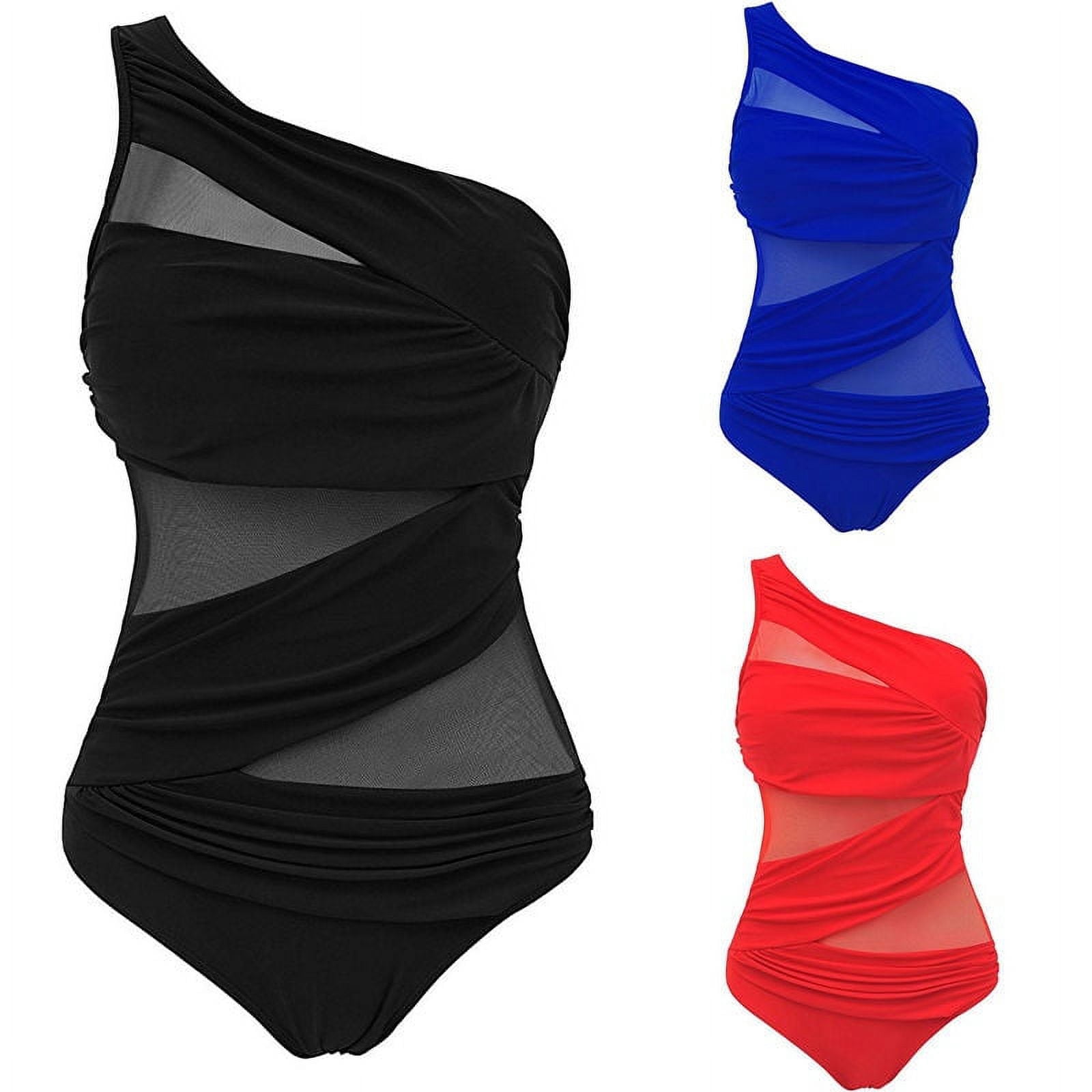 Nituyy Women's One Piece Monokini Bikini Push-up Swimsuit Bathing Suit ...