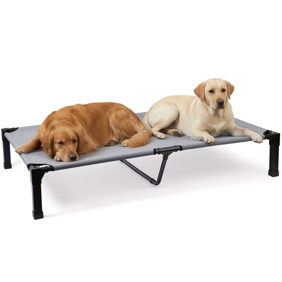 Niubya Cooling Elevated Dog Bed, Portable Raised Dog Cot with Washable ...