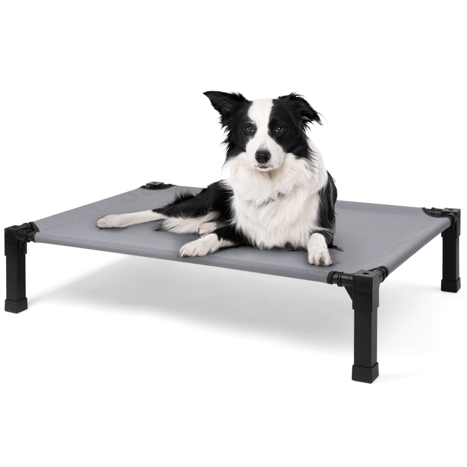 Niubya Elevated Dog Bed, Portable Raised Cot with Washable Mesh, Indoor ...