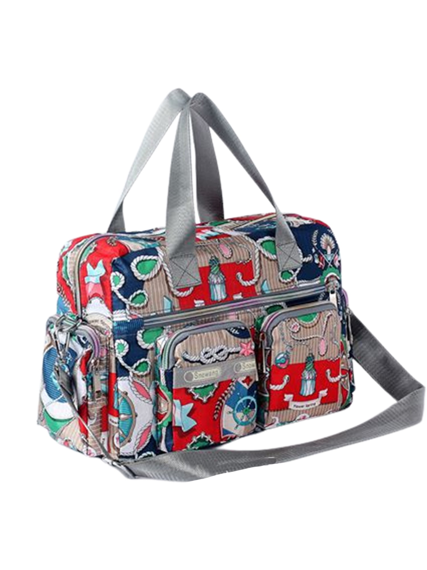 Niuer Ladies Shoulder Bags Multi Pockets Tote Bag Top Handle Nylon ...