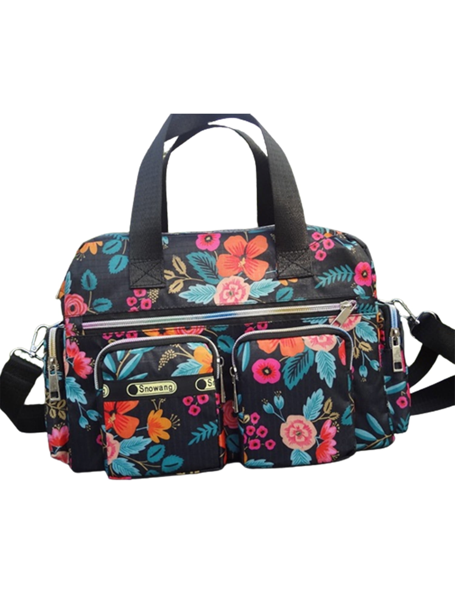 Niuer Ladies Shoulder Bags Multi Pockets Tote Bag Top Handle Nylon ...