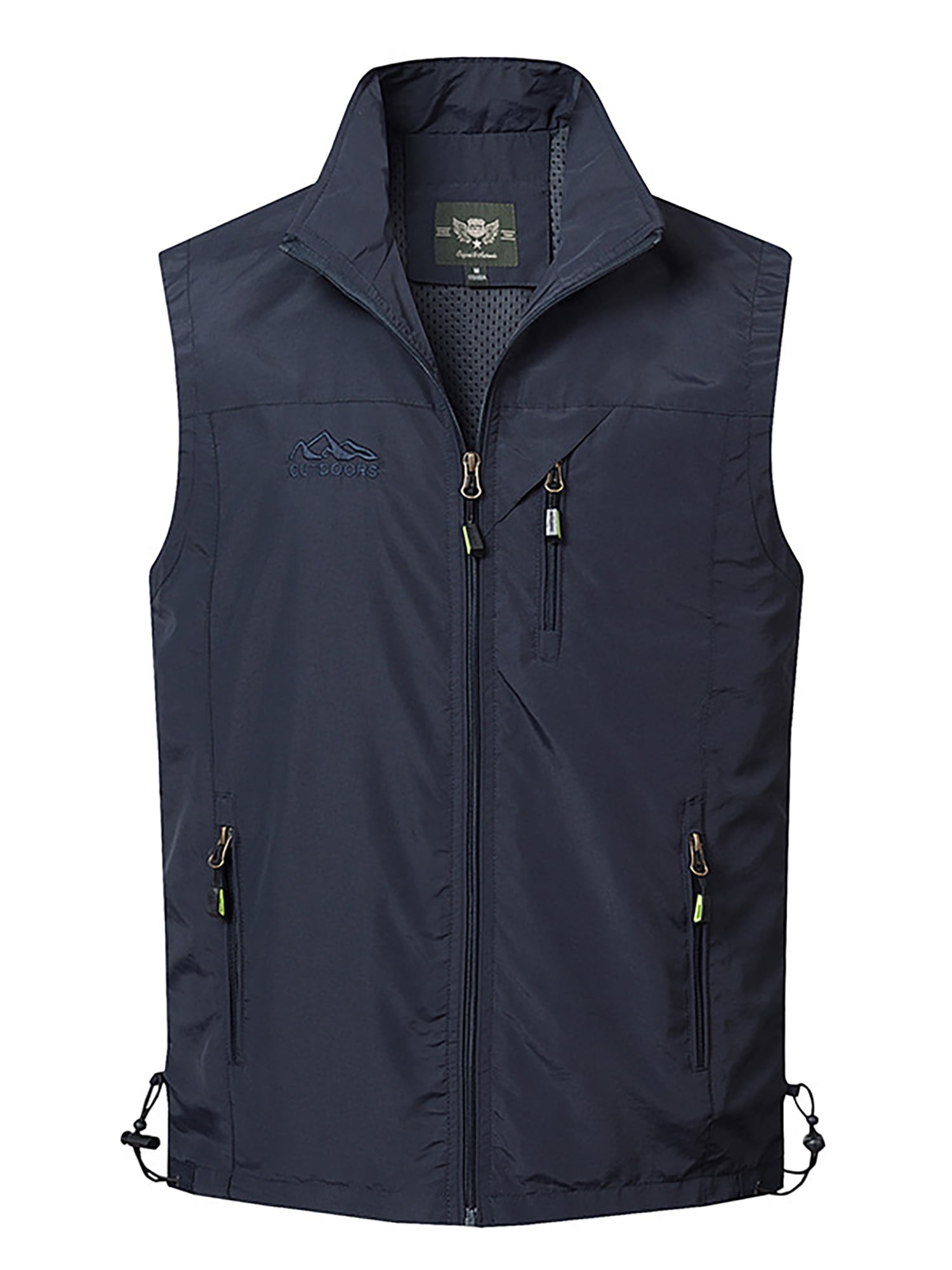 Niuer Men Casual Solid Color Jacket Vest Mens Regular Fit Waistcoat ...