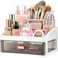 Niulife Makeup Organizer for Vanity,Large Capacity Countertop Organizer ...