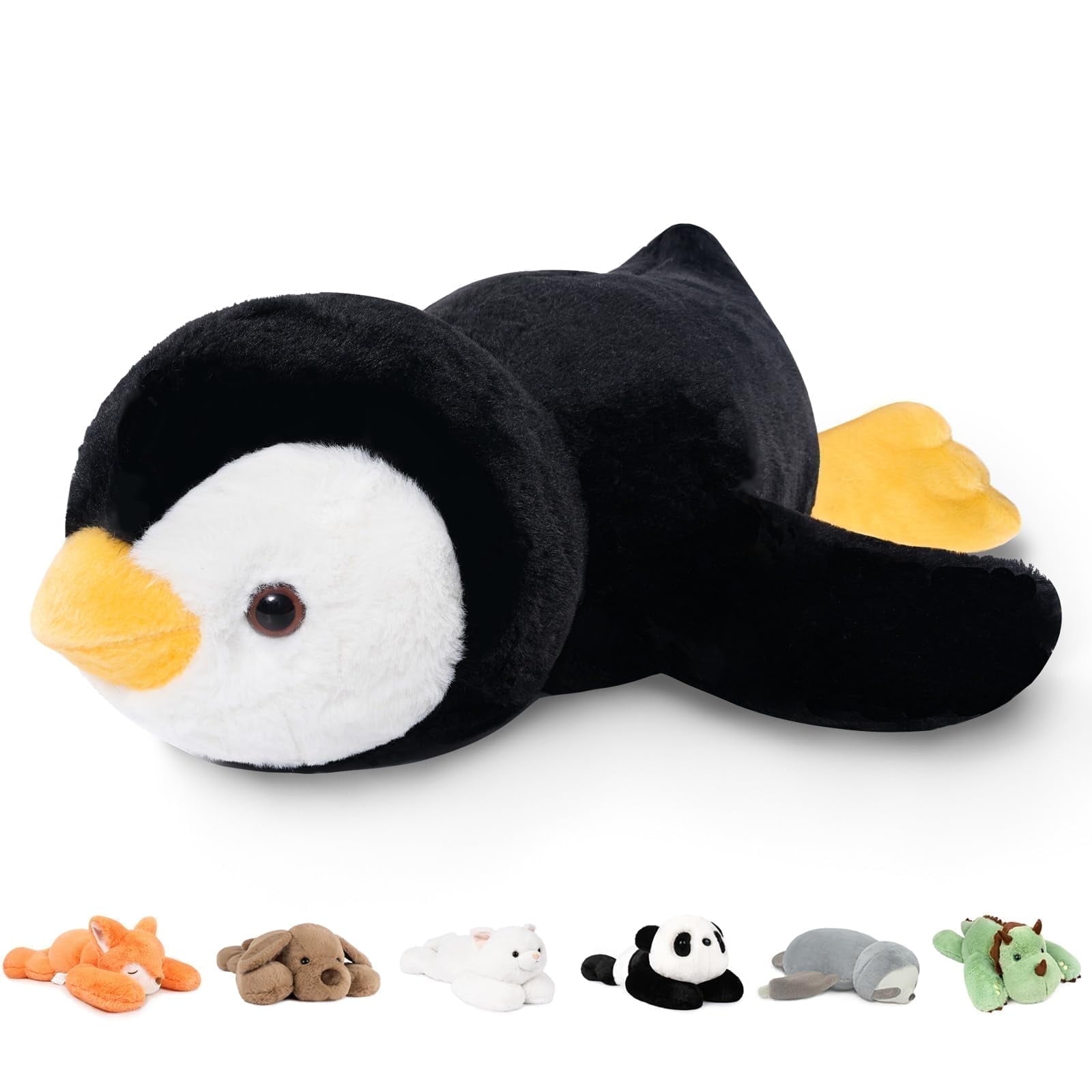 Niuniu Daddy Weighted Penguin Stuffed Animal - 20"Large Plush Toy, 3.3 ...