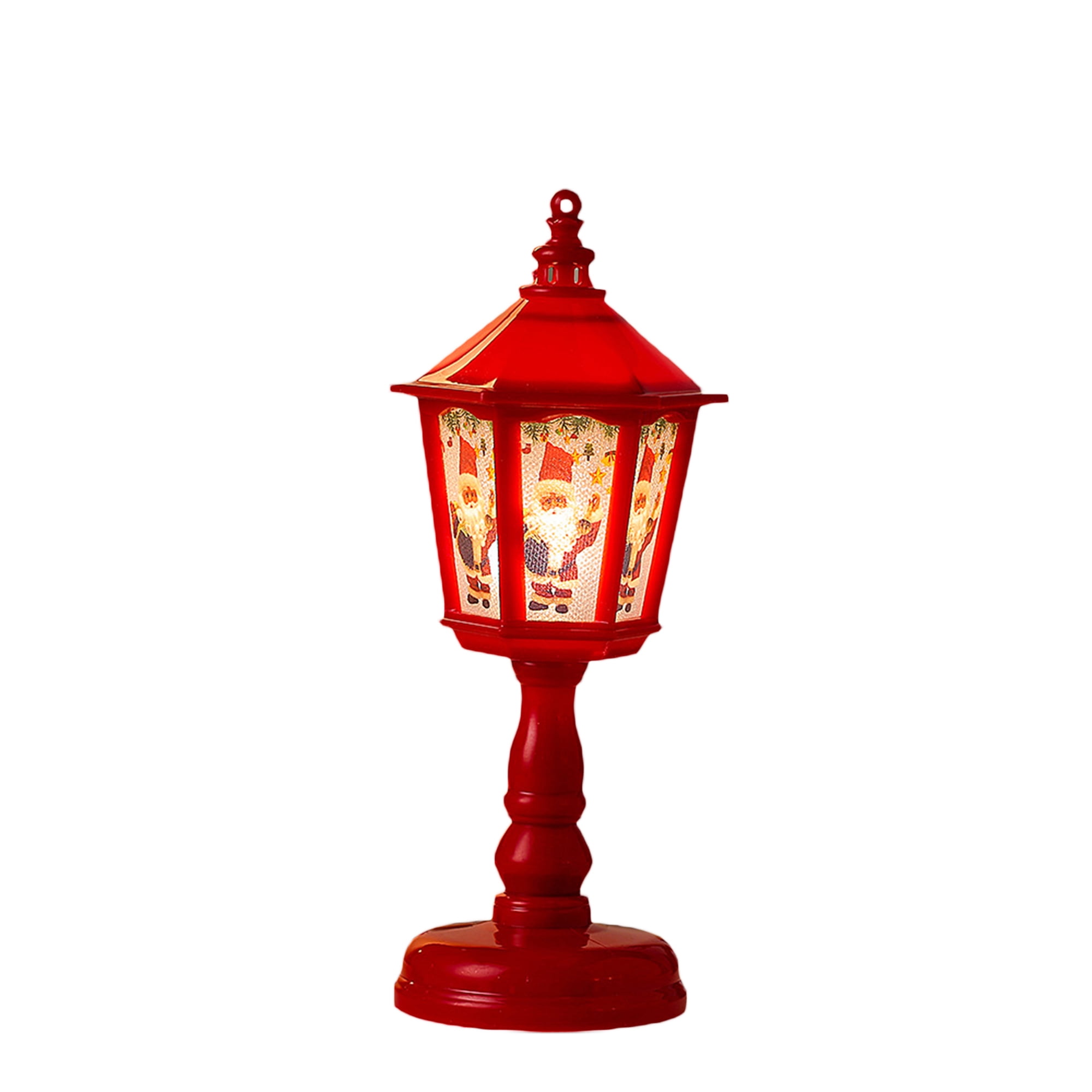 Niusricy Christmas Table Lamp Classic Cartoon Printed Decorative Lights ...