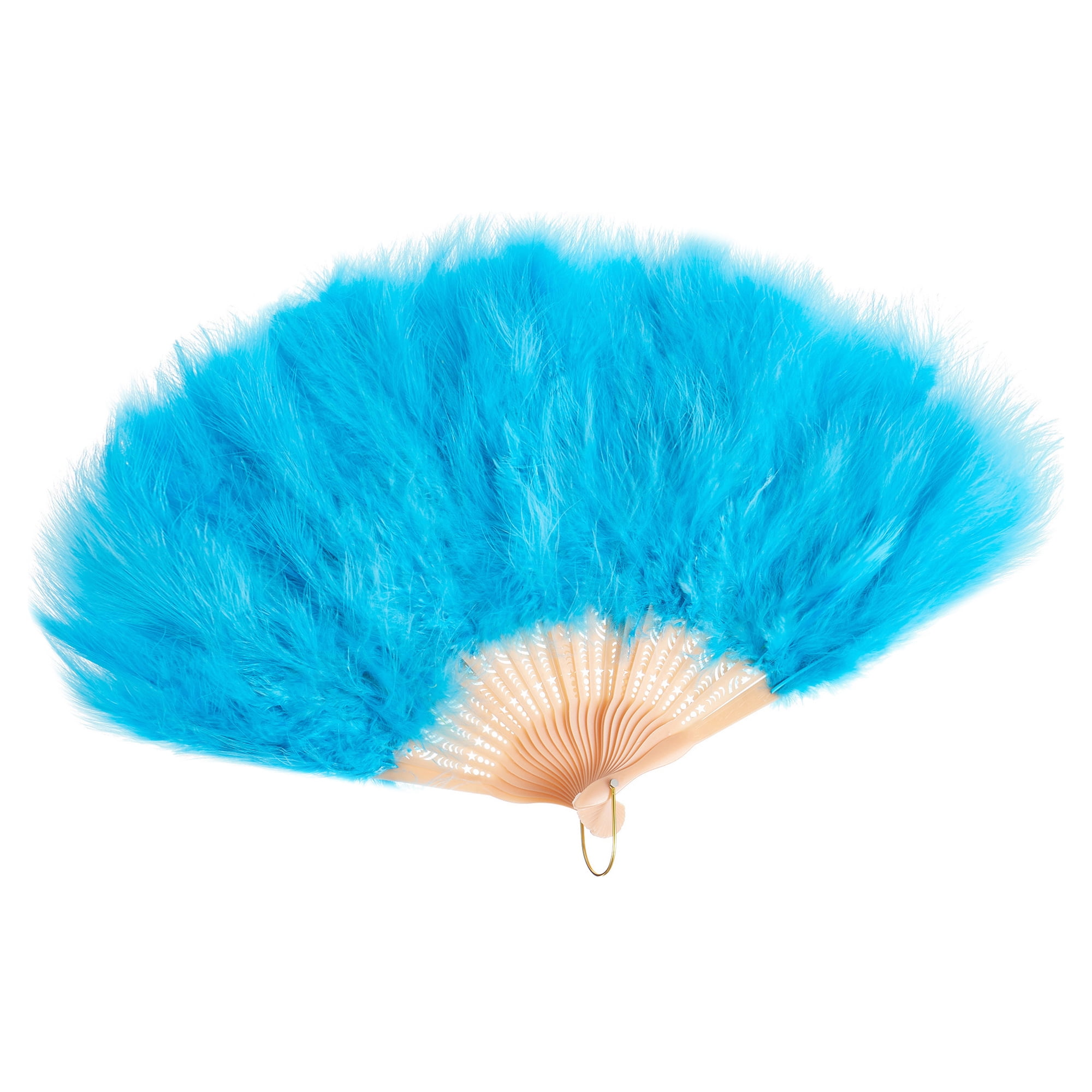 Niusricy Feather Fan 1920s Vintage Folding Fan Lightweight feather Fans ...