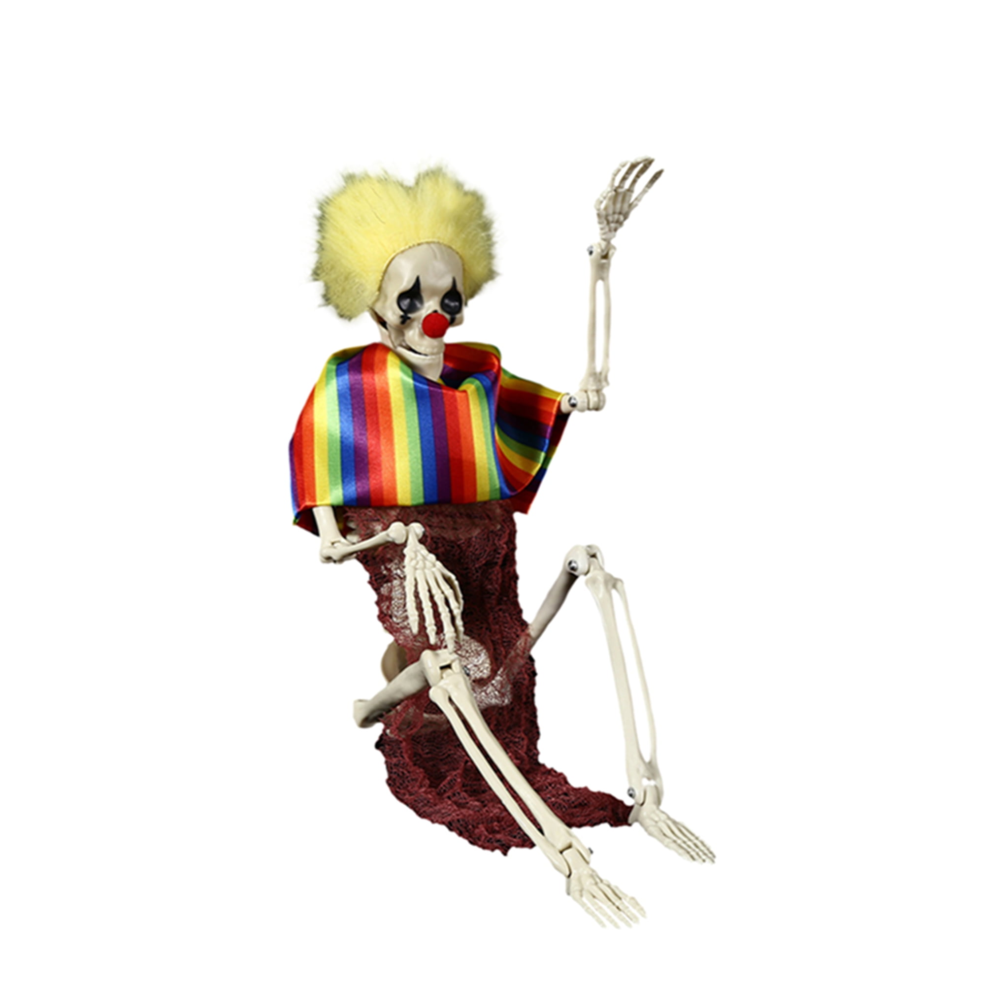 Niusricy Halloween Decoration Clown Skeleton Decorations Novelty ...