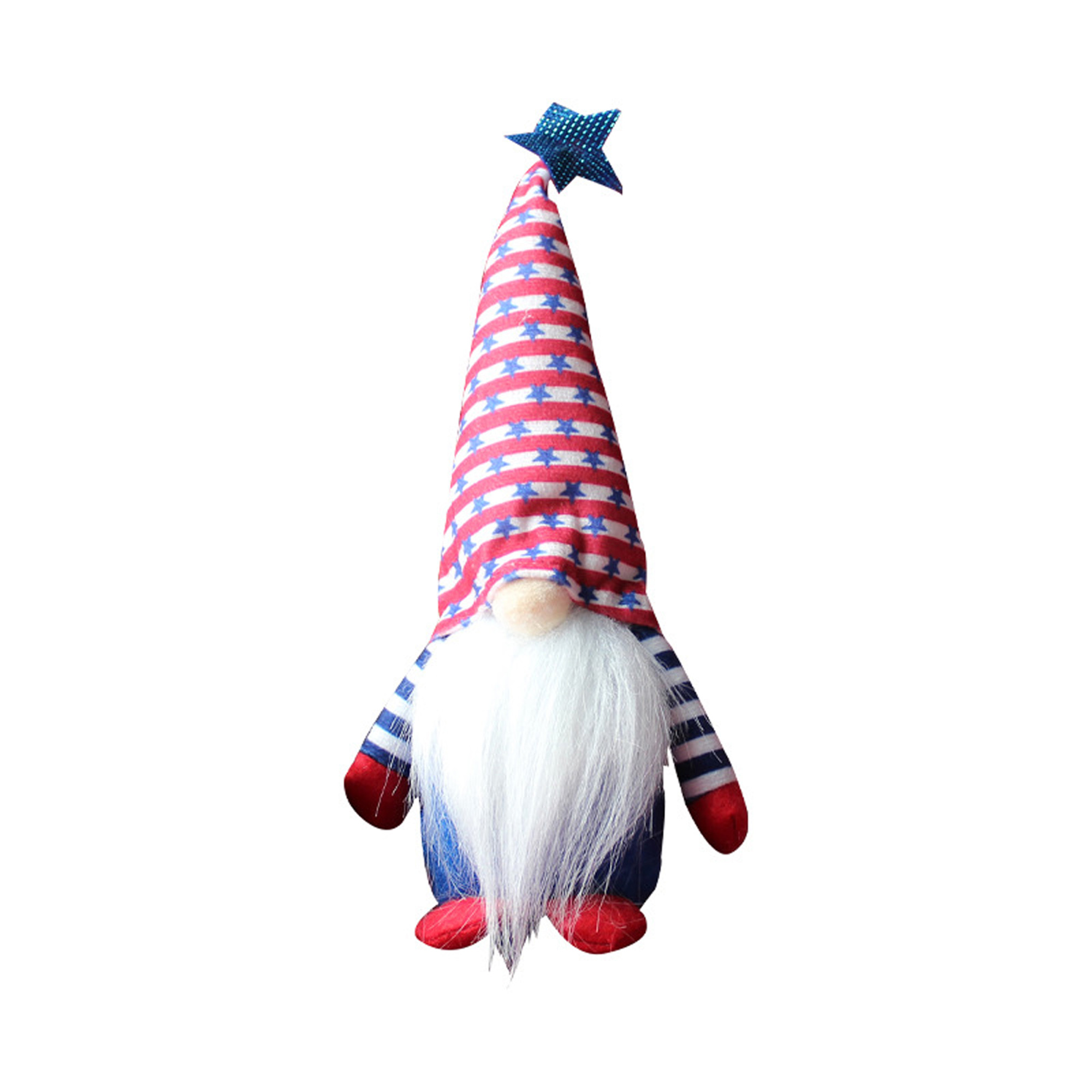 Niusricy Independence Day Doll Patriotic Memorial Day Decorations Plush ...