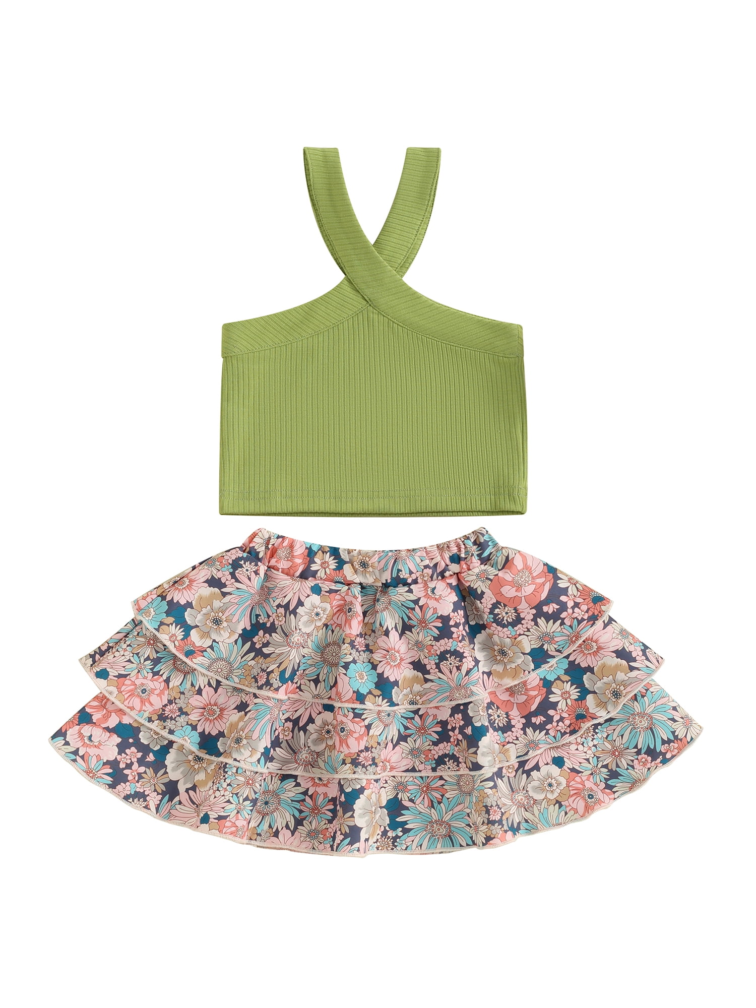 Niusricy Kids Toddler Girl Summer Outfit 6M 12M 18M 2T 3T Infant Baby ...