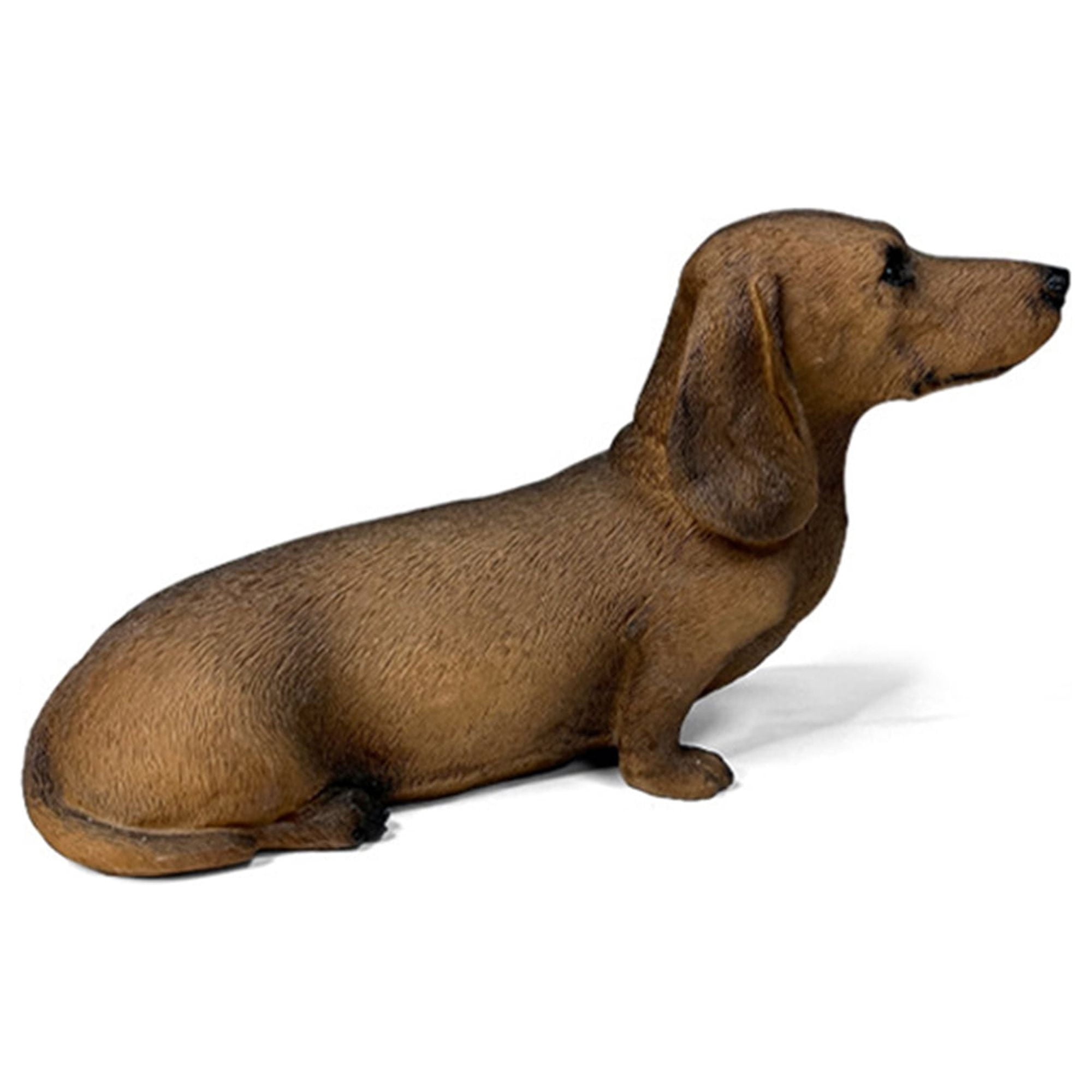 Niusricy Resin Dachshund Statue Cute Animal Dog Art Figurines ...