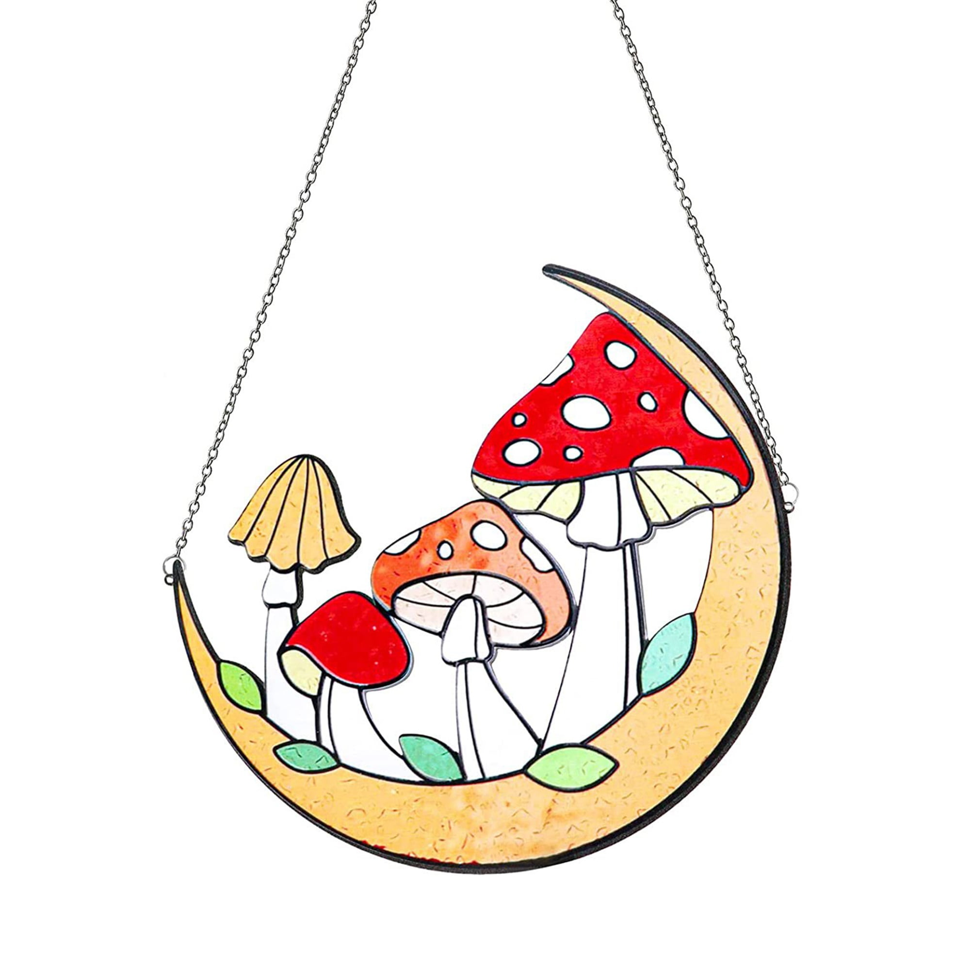 Niusricy Wall Art Decor Colorful Mushroom Hanging Signs for Living Room ...