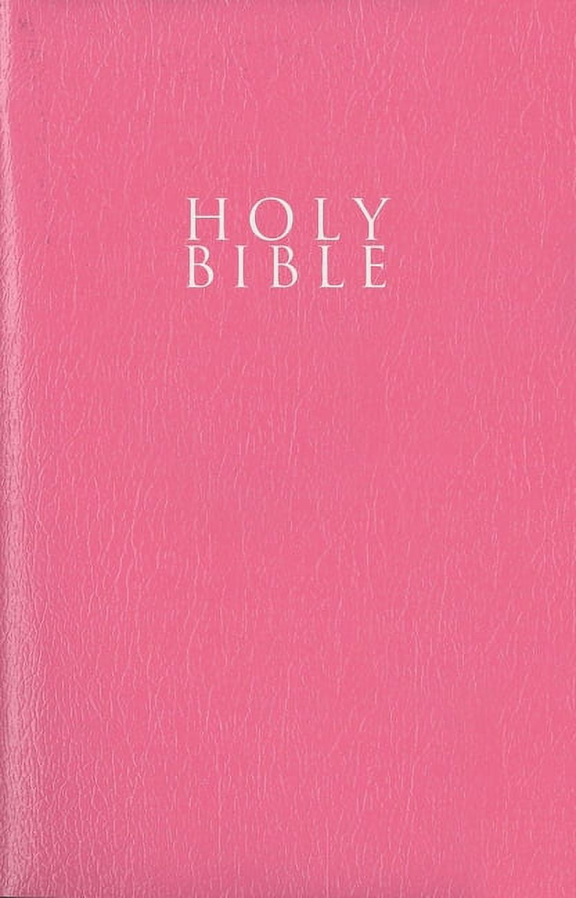 Niv, Gift and Award Bible, Leather-Look, Pink, Red Letter Edition ...