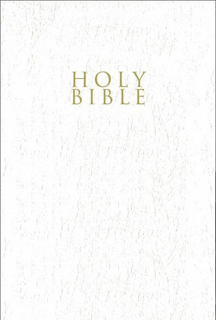 Niv, Gift and Award Bible, Leather-Look, White, Red Letter Edition ...