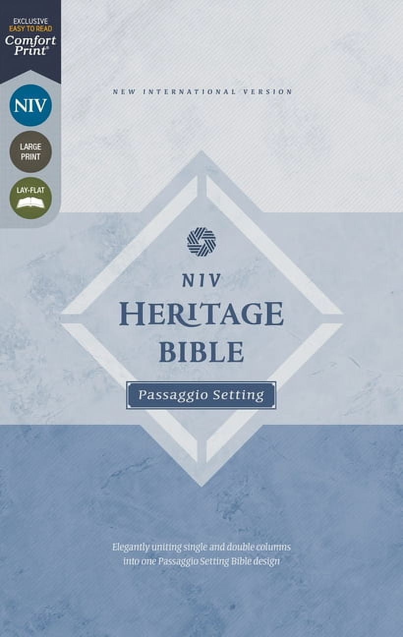Niv, Heritage Bible, Passaggio Setting, Leathersoft, Brown, Comfort ...