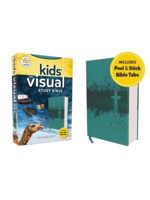 Niv, Kids' Visual Study Bible, Leathersoft, Teal, Full Color Interior ...