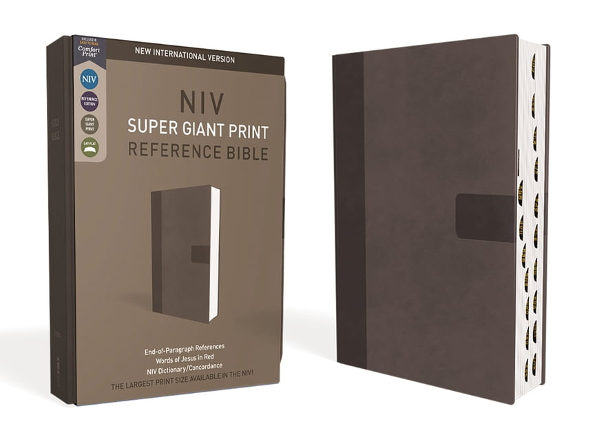 Niv, Super Giant Print Reference Bible (Font Size: 16.5-Point ...