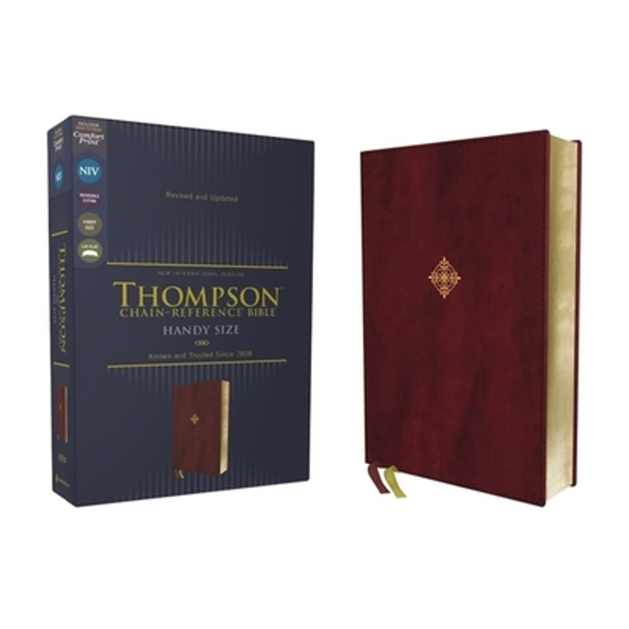 Pre-Owned Niv, Thompson Chain-Reference Bible, Handy Size, Leathersoft ...