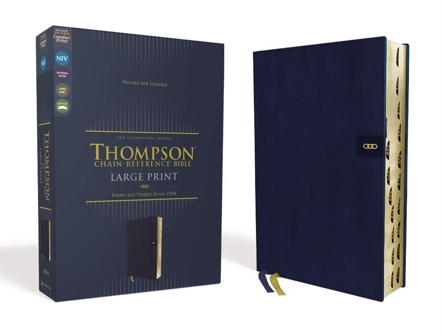Niv Thompson Chain Reference Bible Large Print Leathersoft Navy niv-thompson-chain-reference-bible-large-print-leathersoft-navy