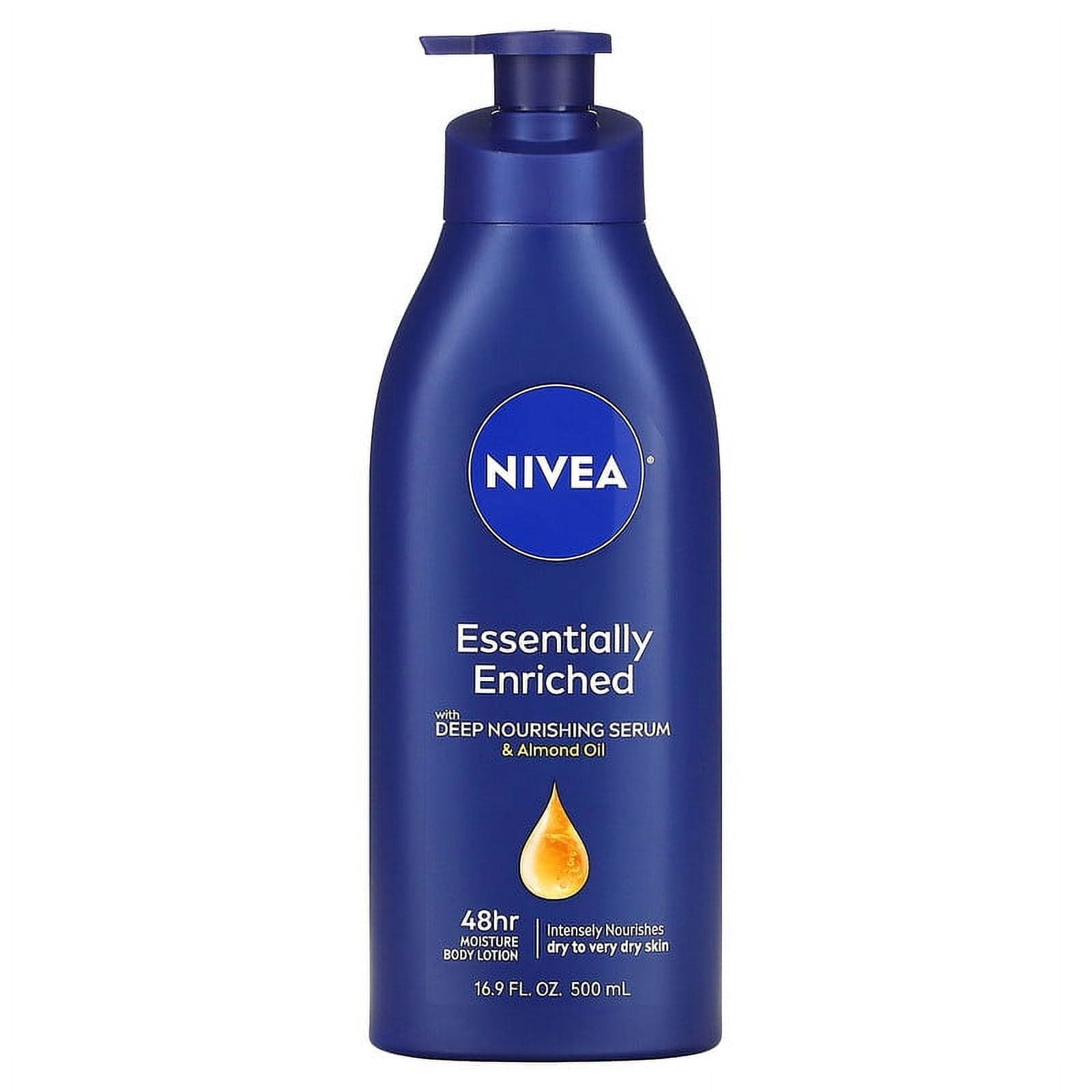 Nivea, Body Lotion, Essentially Enriched, 16.9 fl oz (500 ml) Pack of 4 ...