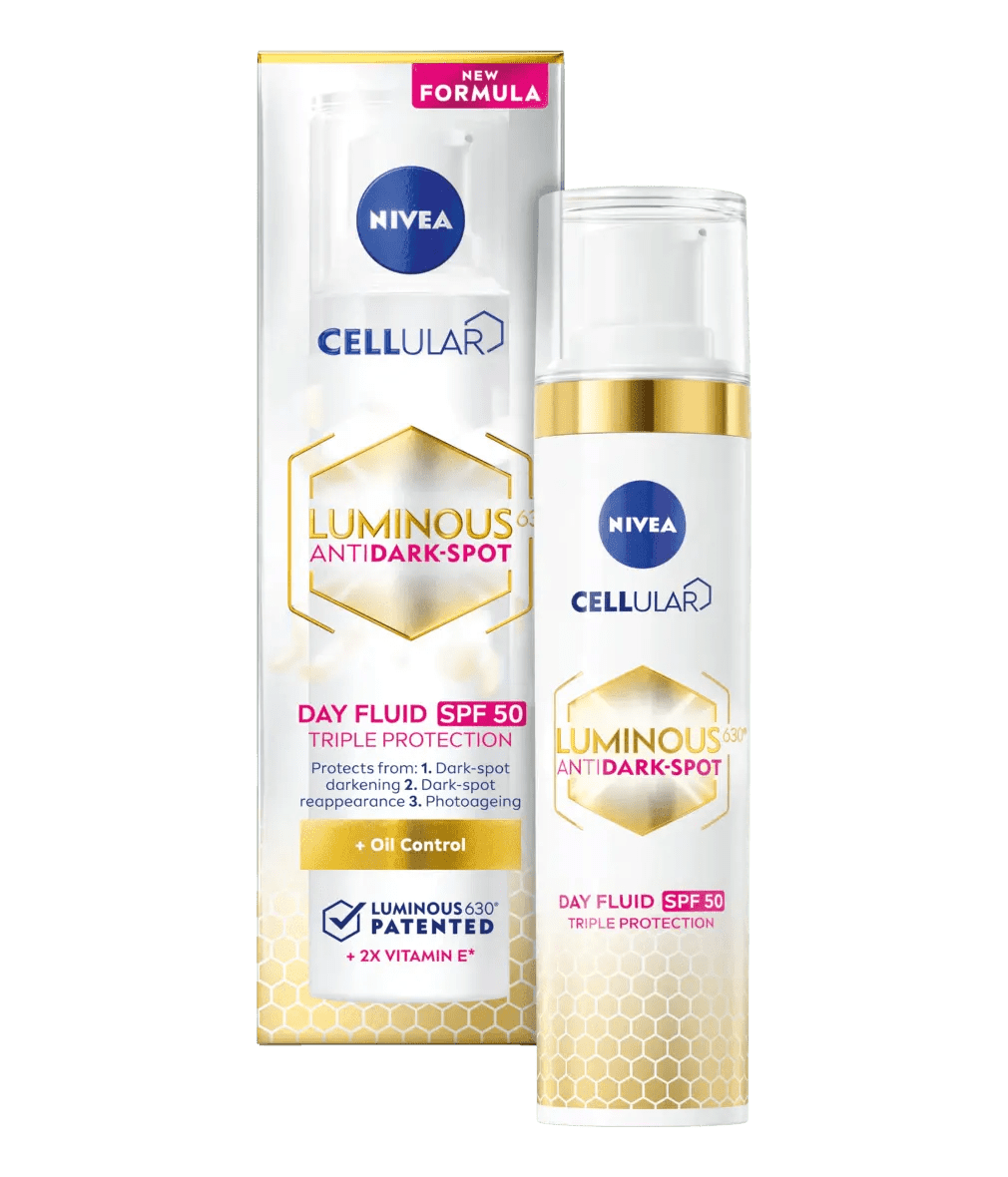 Nivea Cellular Luminous 630 Anti-Dark Spot Day Cream Face Moisturiser ...