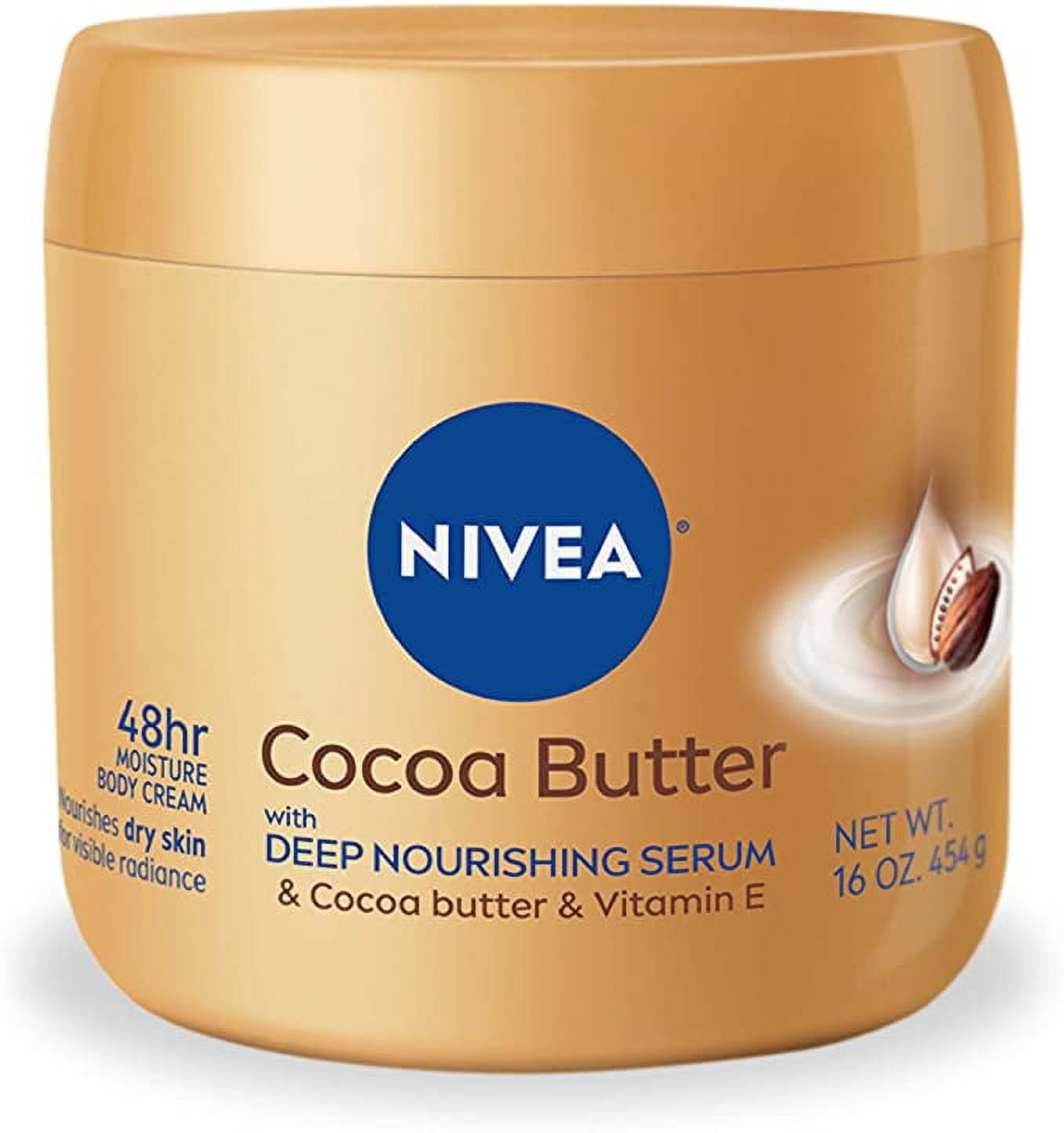 Nivea Daily Nourishing Moisture Infused Cocoa Butter Body Cream for Dry ...