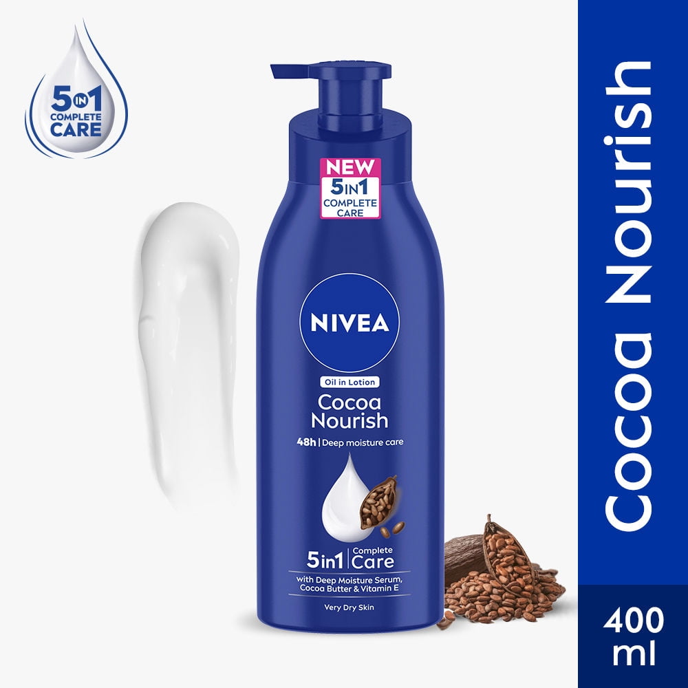 Nivea Cocoa Nourish Oil In Lotion, 400ml - Walmart.com