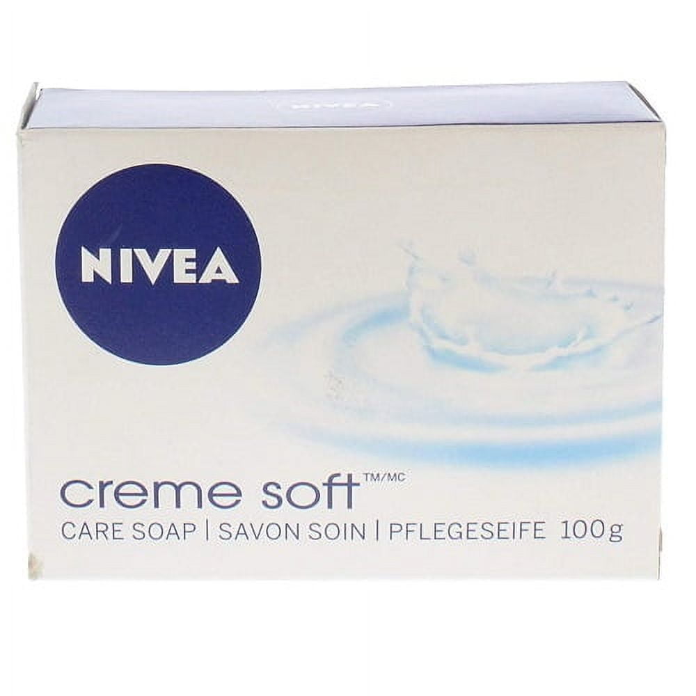 Nivea Creme Soft Bath Bar Soap with Rich Almond Oil, 100g (Pack of 6 ...