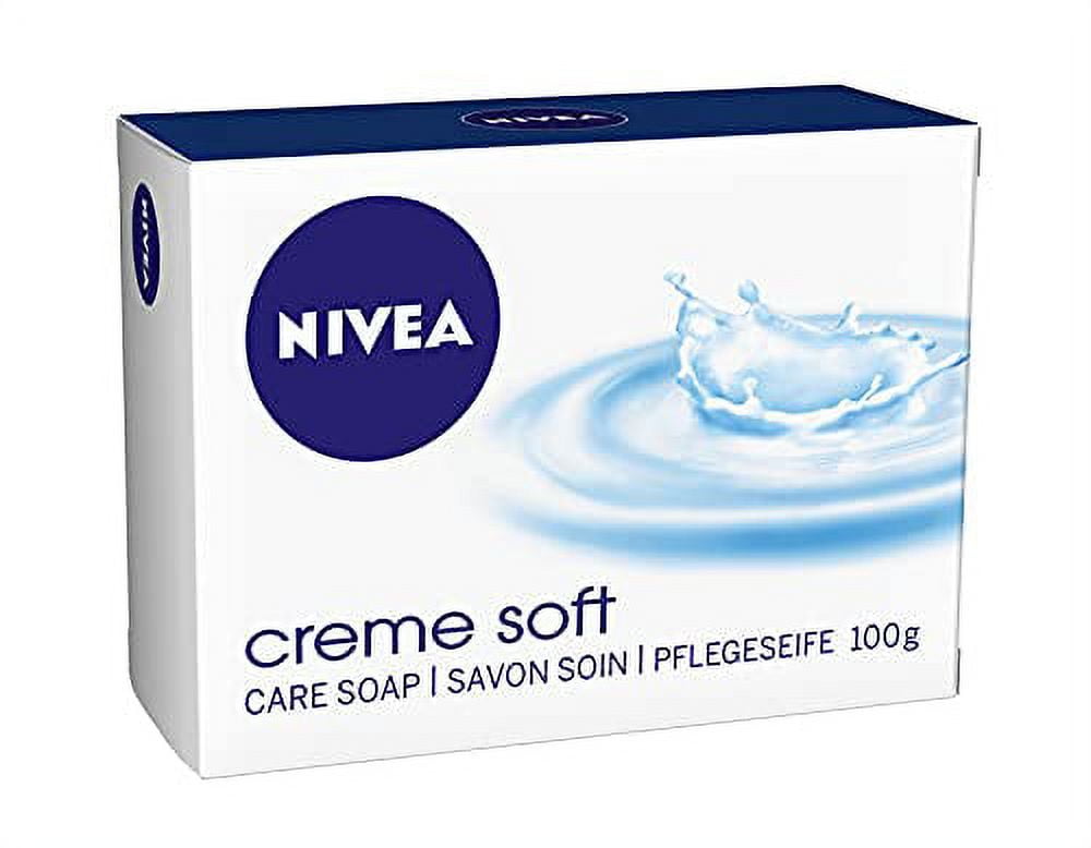 Nivea Creme Soft Soap 100g soap bar by Nivea - Walmart.com