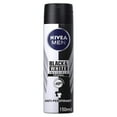 NIVEA Body Spray for Men, Invisible Black and White, 5oz ...