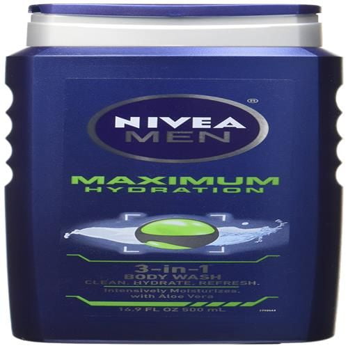 Nivea For Men Maximum Hydration 3-In-1 Body Wash - 16.9 Oz Packaging May Vary - Walmart.com