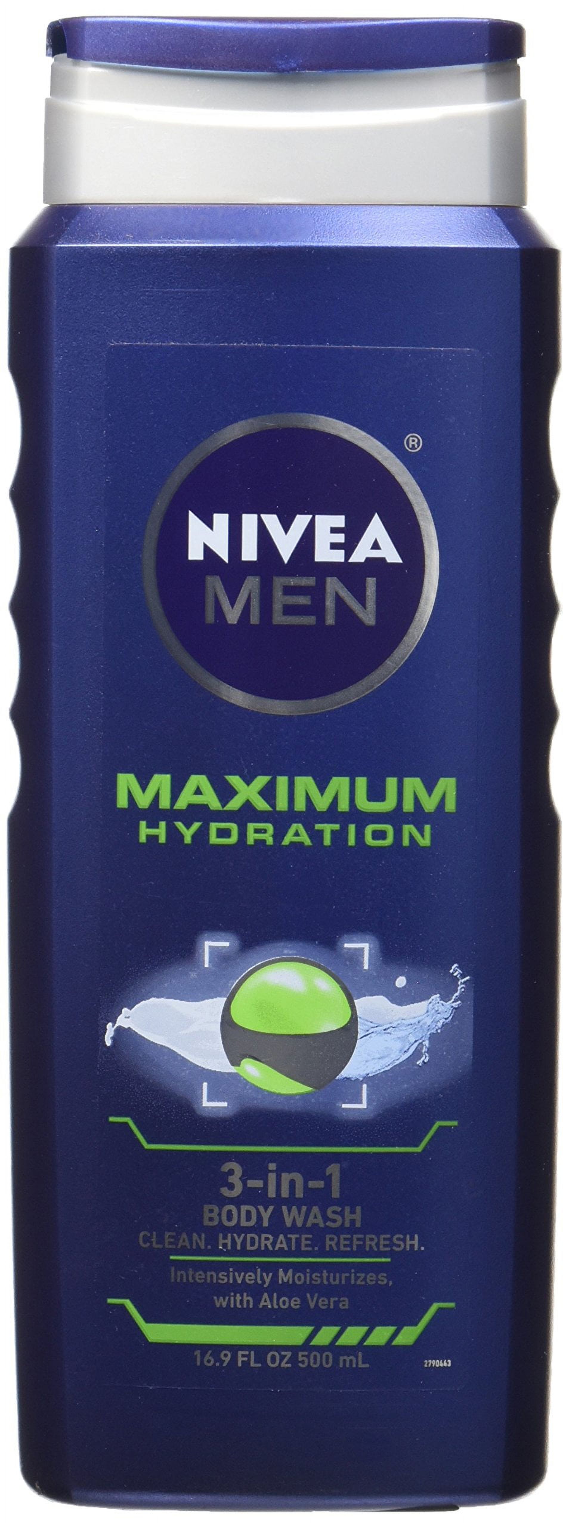 Nivea For Men Maximum Hydration 3-in-1 Body Wash - 16.9 oz - Walmart.com