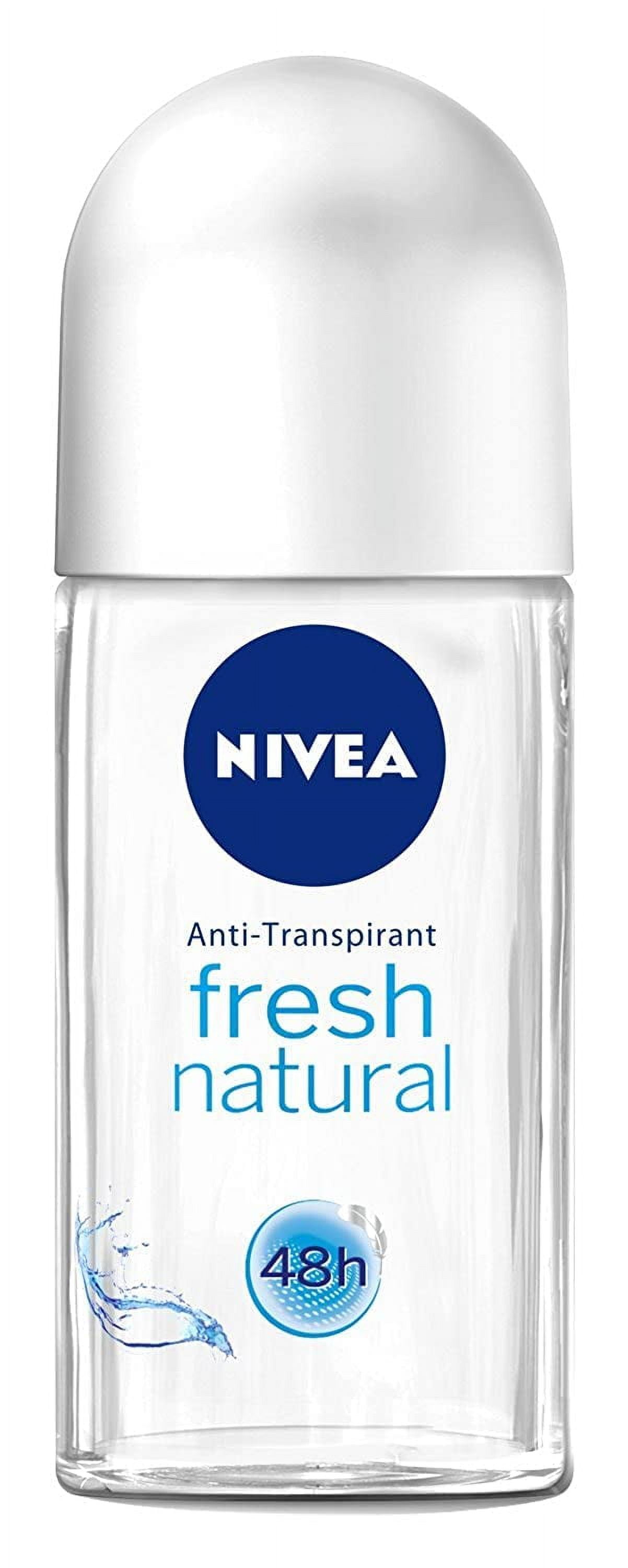 Nivea Fresh Natural Roll-On Deodorant Pack Of 3 X 50 Ml - Walmart.com