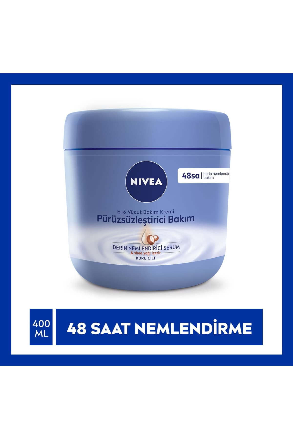 Nivea Irresistibly Smooth Body Cream Dry Skin Shea Butter 400 Ml ...