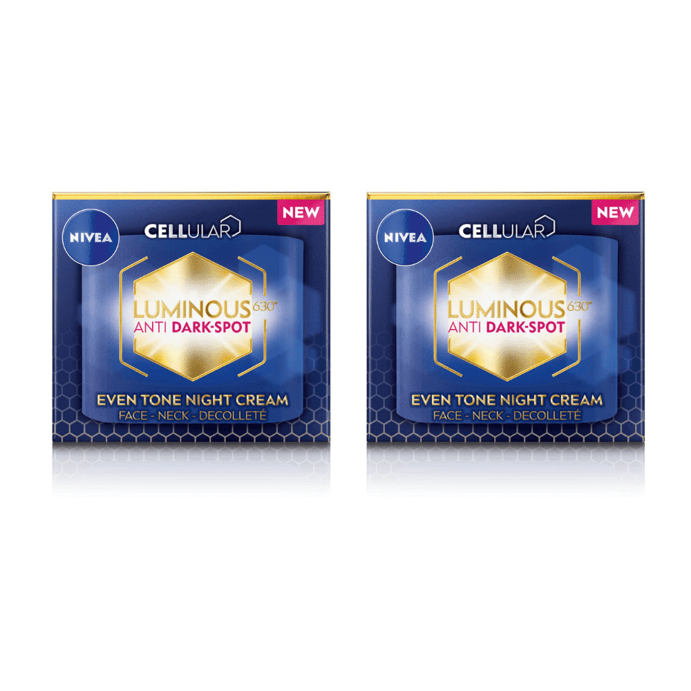 Nivea Luminous 630 Anti Dark Spot Night Cream 50ml / 1.7 fl oz - 2 Pack ...