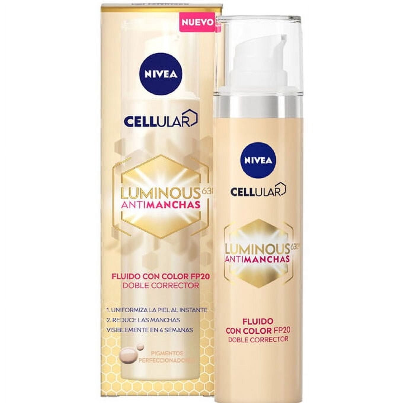Nivea Luminous 630 Anti-Stain Coloured Fluid SPF 20 – 40ml ...
