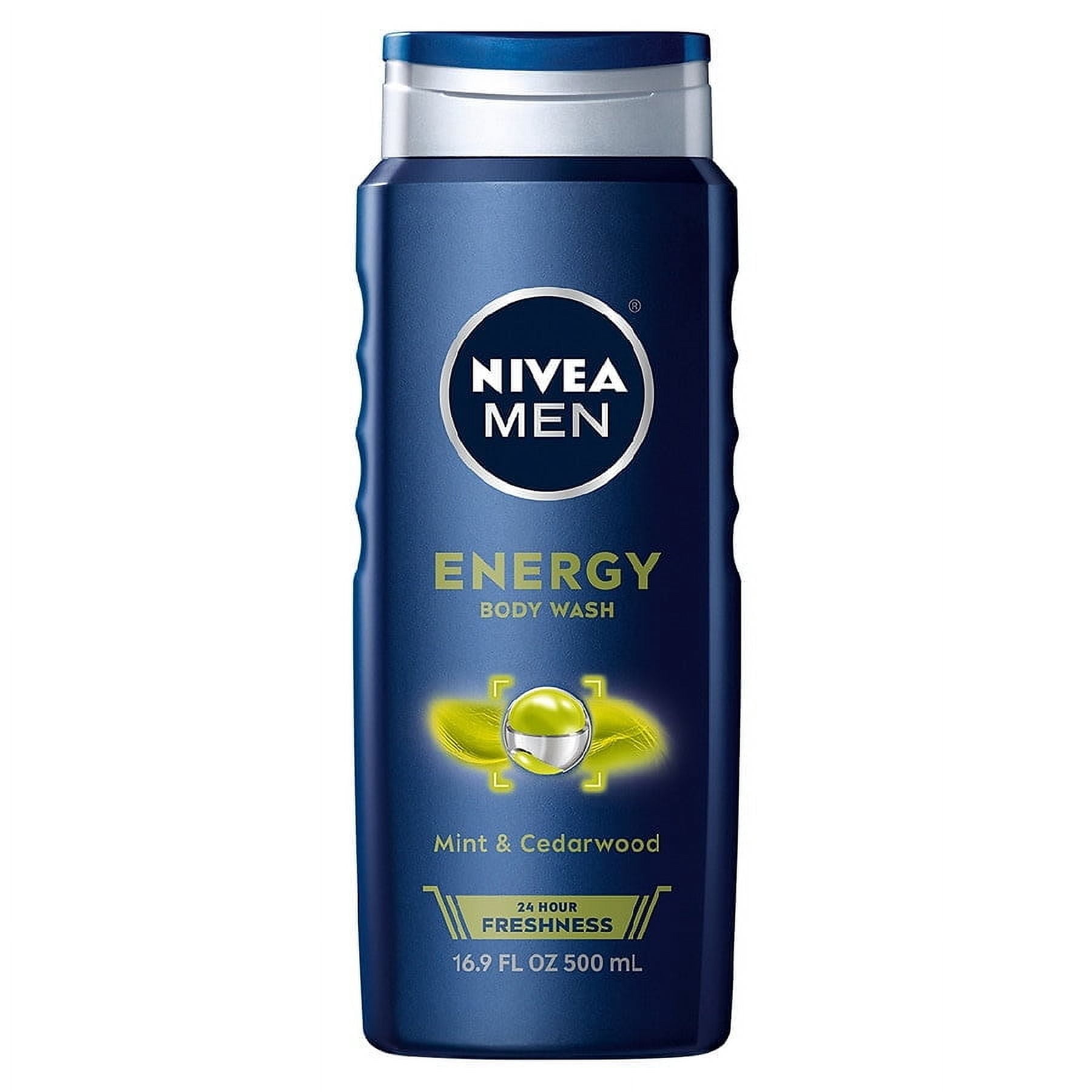 Nivea Men Energy Body Wash Energy 16.9 fl oz Pack of 2 - Walmart.com