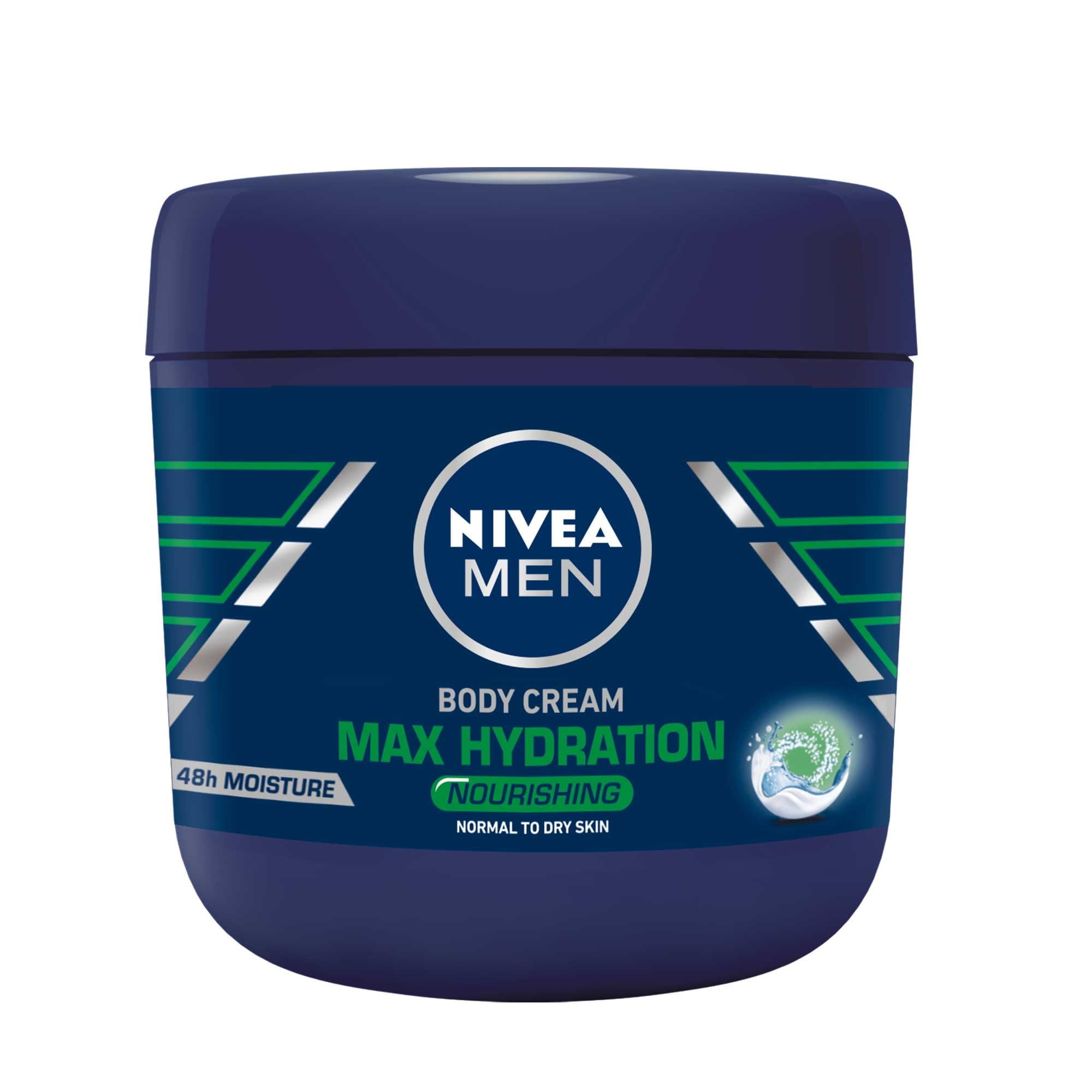 Nivea Men Max Hydration MZF22 Body Cream 13.5 oz - Walmart.com