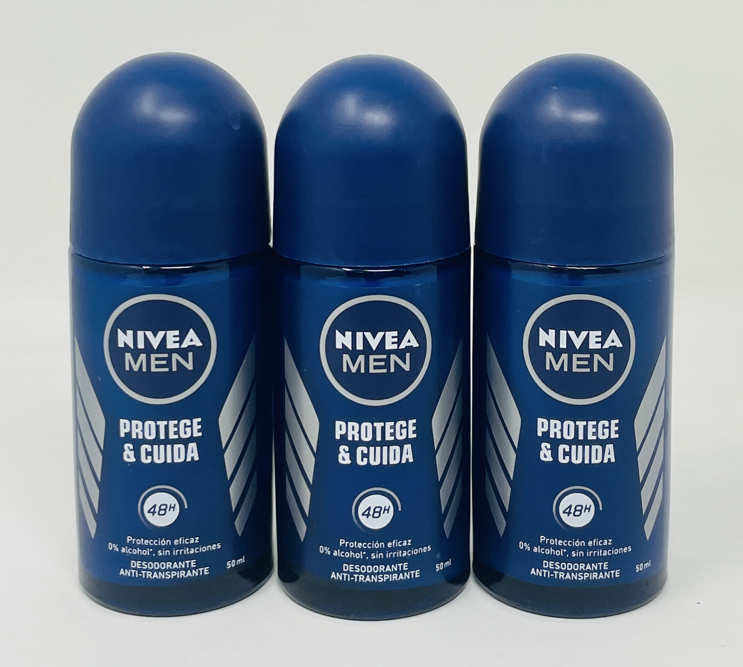 Nivea Men Protege & Cupid’s 0% Alc Roll-on Deodorant 48H (PACK OF 3 ...