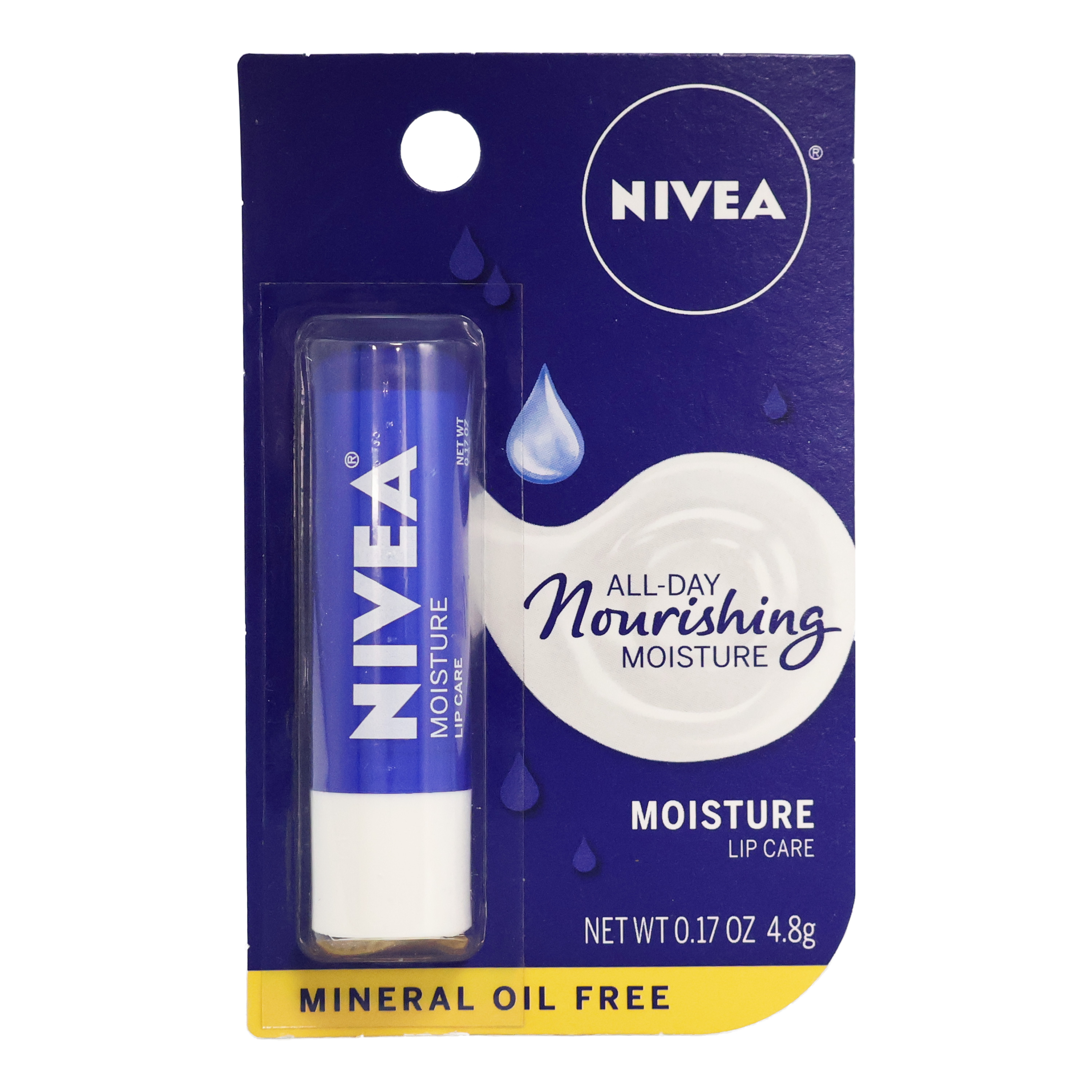 Nivea Moisture Lip Care, 0.17 Oz., Pack of 24 - Walmart.com