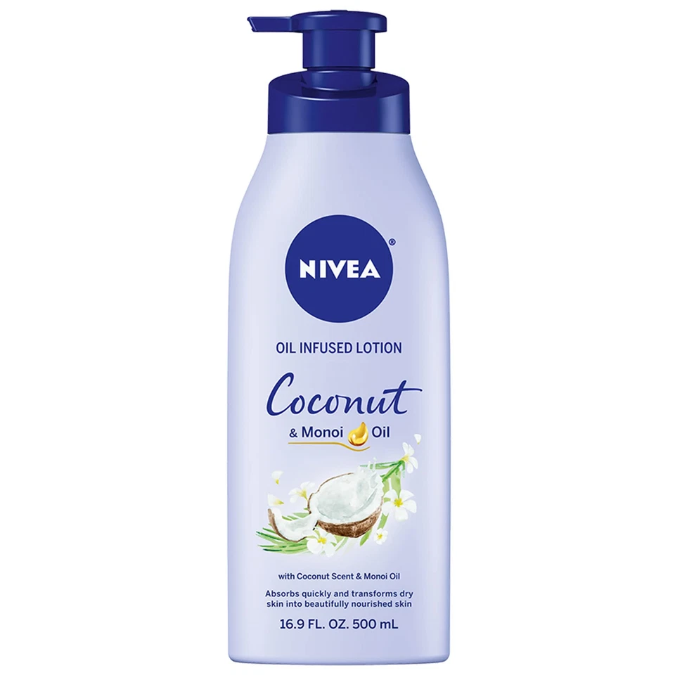 Nivea Oil Infused Coconut Monoi Oil Body Lotion 16.9 Fl Oz Deep ...
