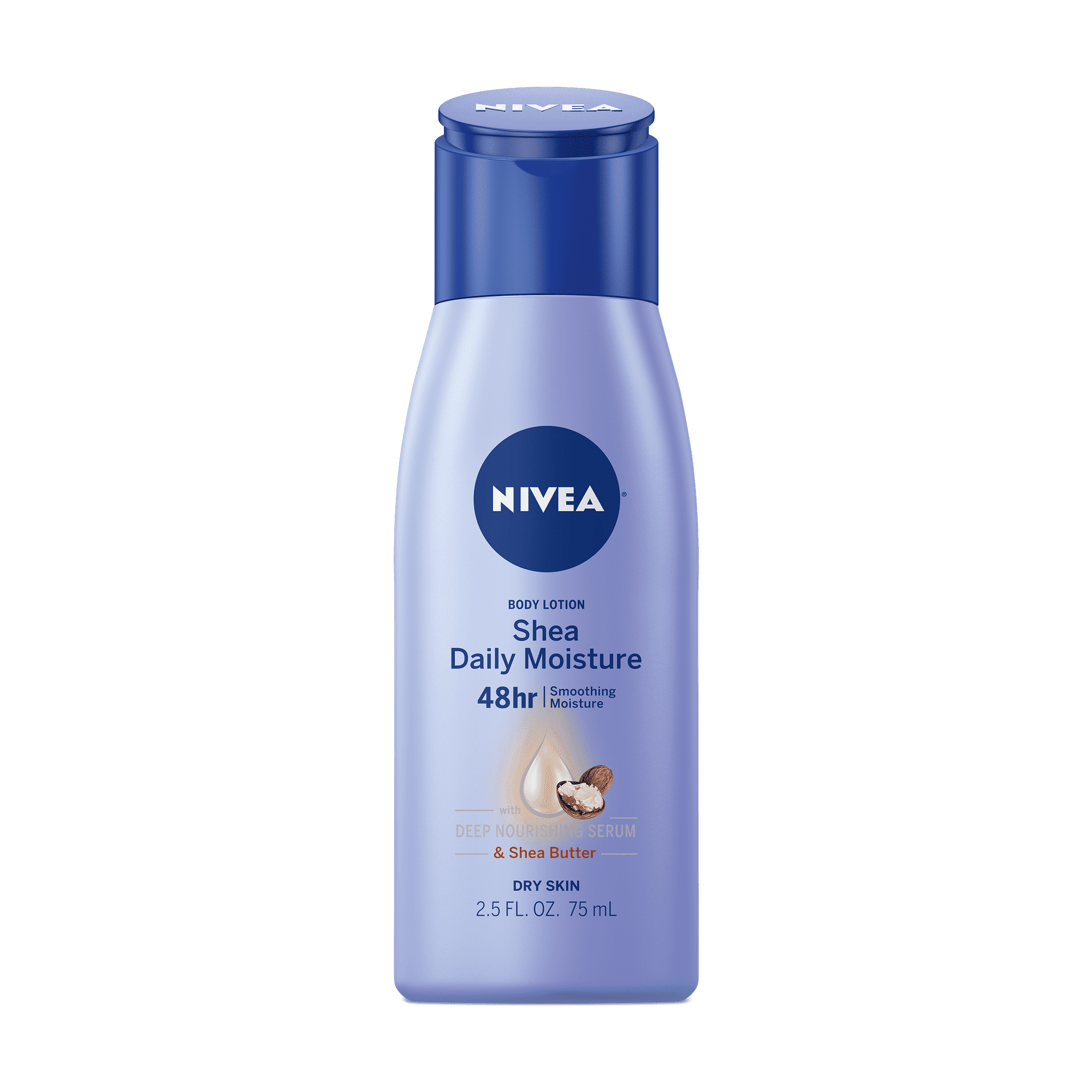 Nivea Shea Nourish Dry Skin Body Lotion With Shea Butter, 2.5 Oz, 6 ...