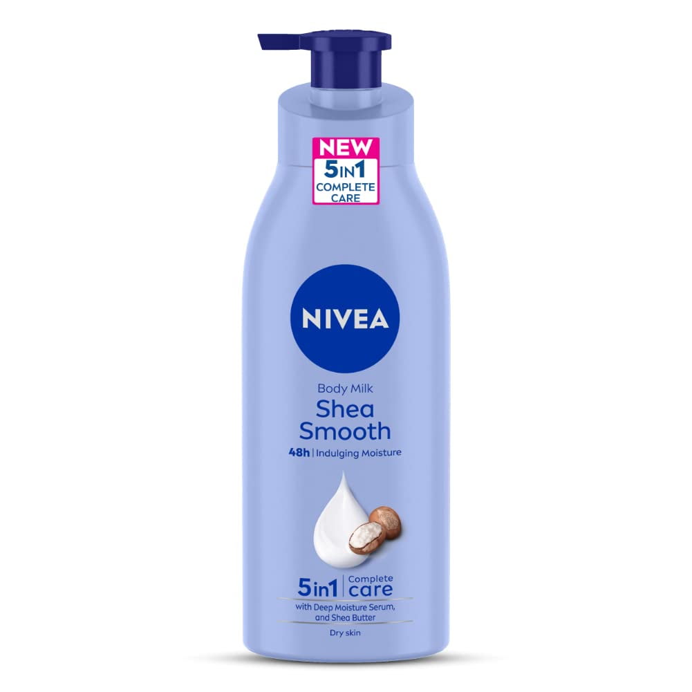 Nivea Smooth Milk Body MMF7 Lotion For Dry Skin 400ml - Walmart.com