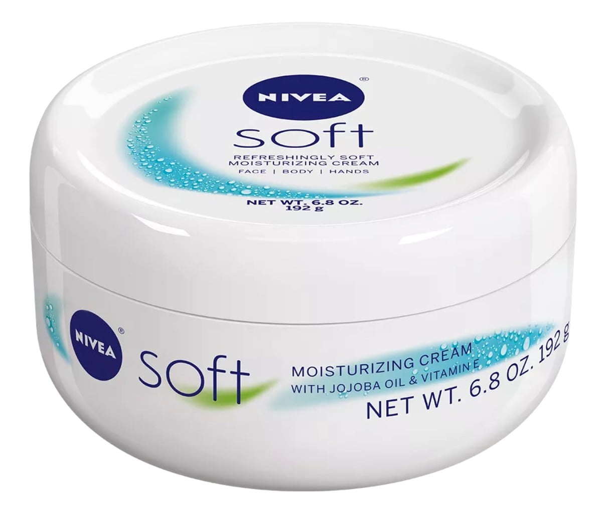 Nivea Soft Moisturizing Cream Face/Body/Hands 6.8oz Jar (Pack of 3 ...