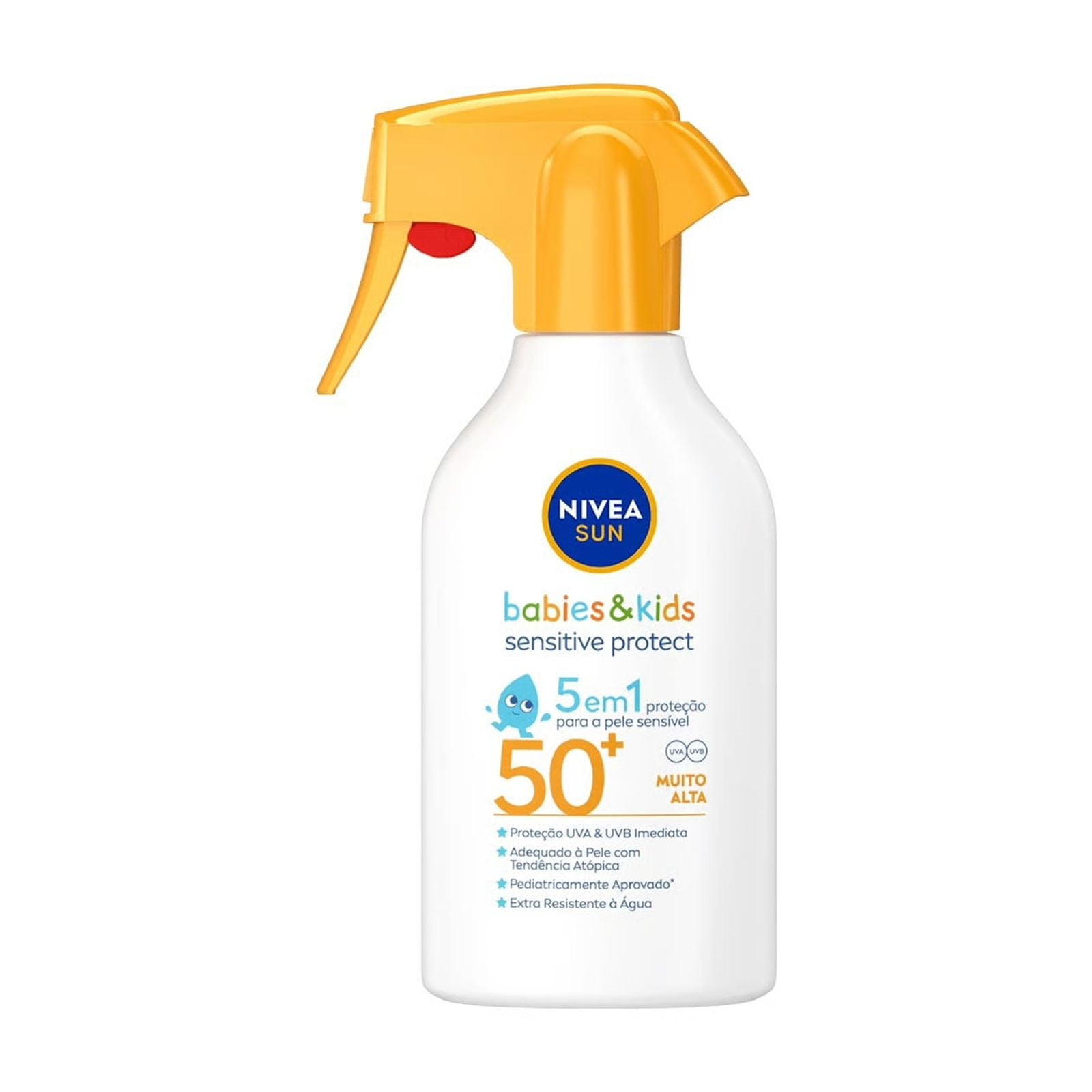 Nivea Sun Babies & Kids Sensitive Sunscreen SPF50 trigger spray in ...