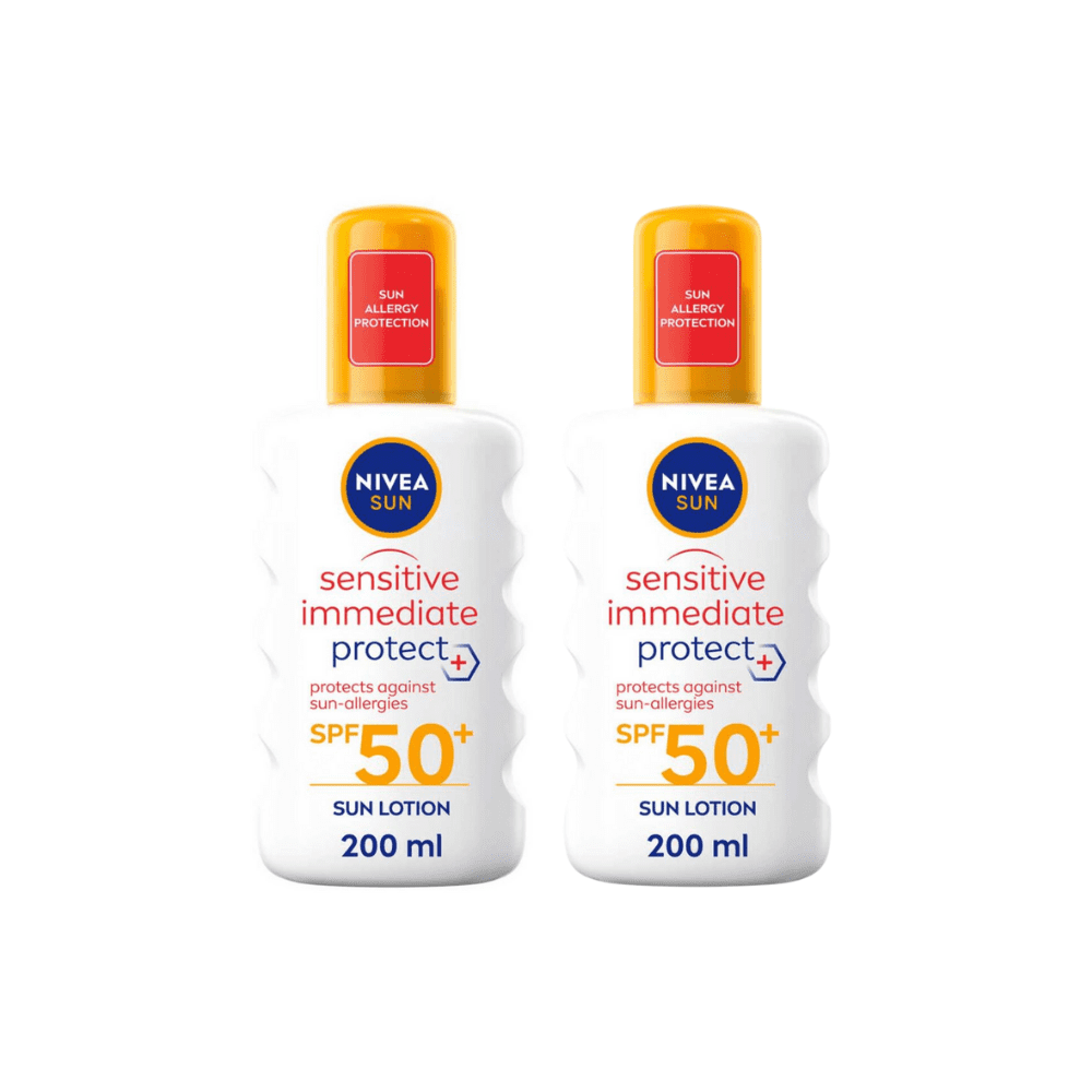 Nivea Sun Sensitive Immediate Protect Sun Cream Spray SPF50+ 200ml / 6. ...