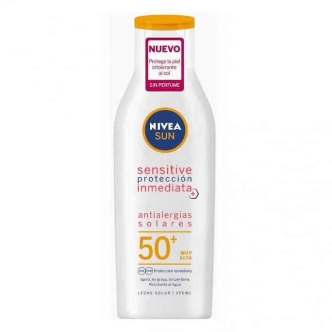 Nivea Sun Sensitive SPF 50+ Milk 200ml – High Protection Sunscreen Milk ...
