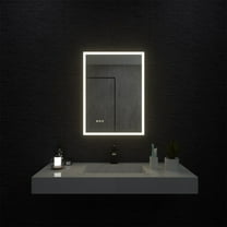 Blossom Kitchen and Bath Smart Bathroom LED Mirror with Antifog, Dimmer ...
